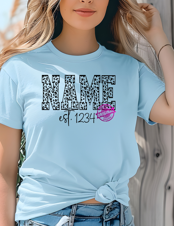Custom Name T-shirts - Glitter & Grace